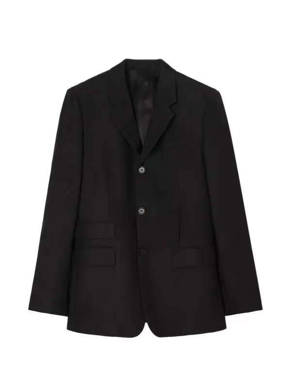 Burberry Striped Wool Mohair Tailored Jacket