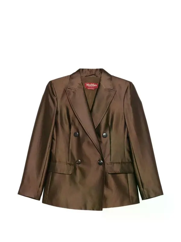 Max Mara Double-breasted Blazer - Brown