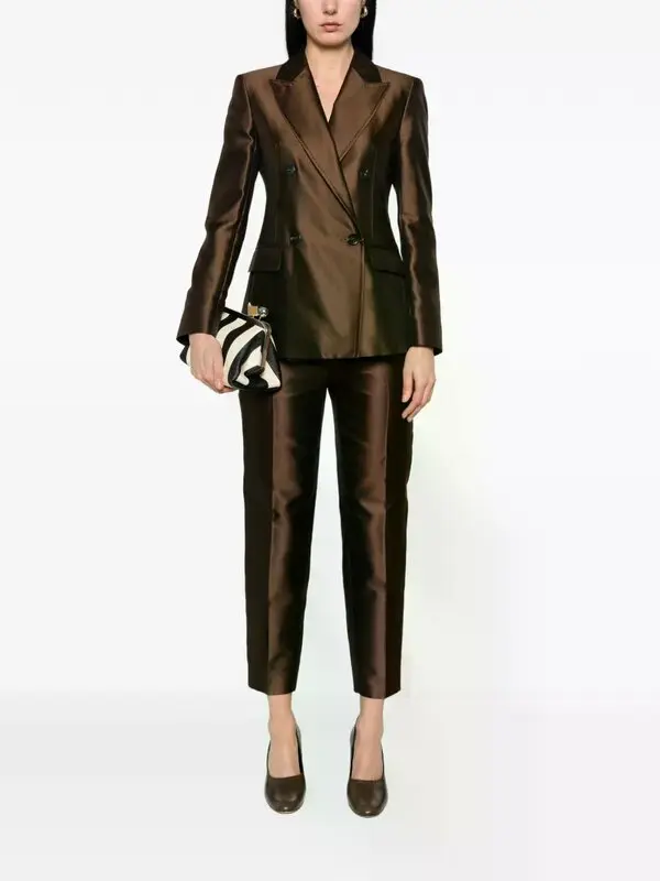Max Mara Double-breasted Blazer - Brown