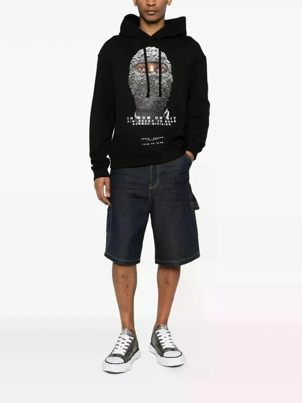 IH NOM UH NIT Printed Hoodie - Black