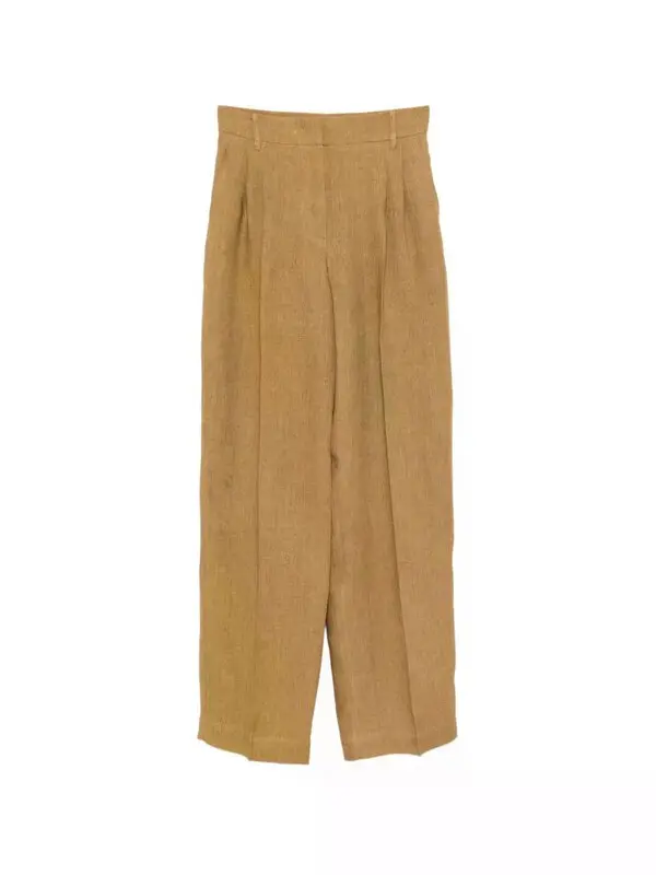 Max Mara Pleated Trousers - Neutrals