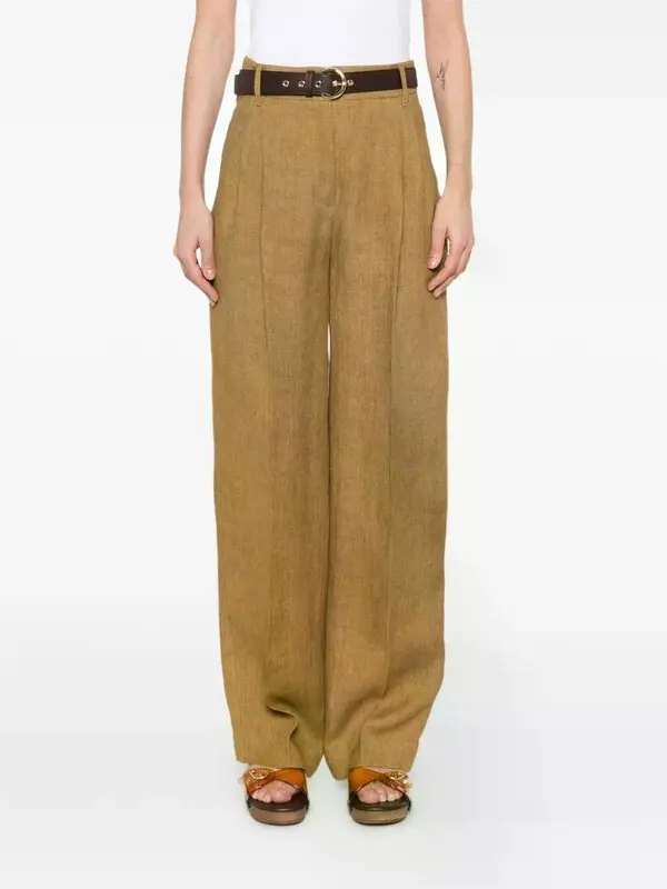 Max Mara Pleated Trousers - Neutrals