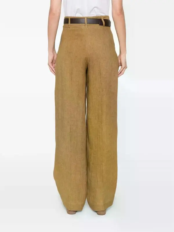 Max Mara Pleated Trousers - Neutrals