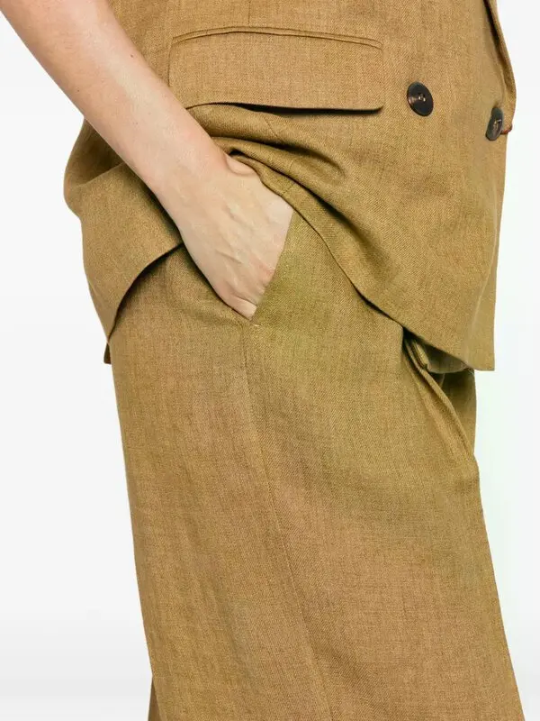 Max Mara Pleated Trousers - Neutrals