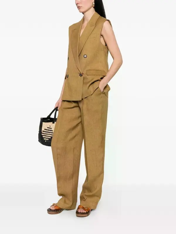 Max Mara Double-breasted Sleeveless Gilet