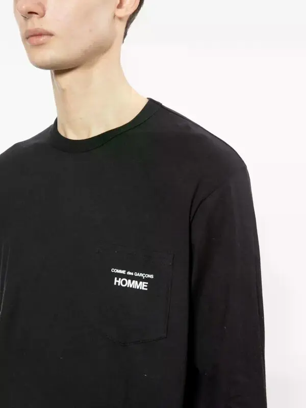 Comme Des Garçons Chest-pocket Long-sleeve T-shirt