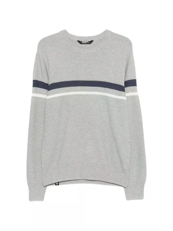 Rossignol Striped Crew-neck Sweater - Grey