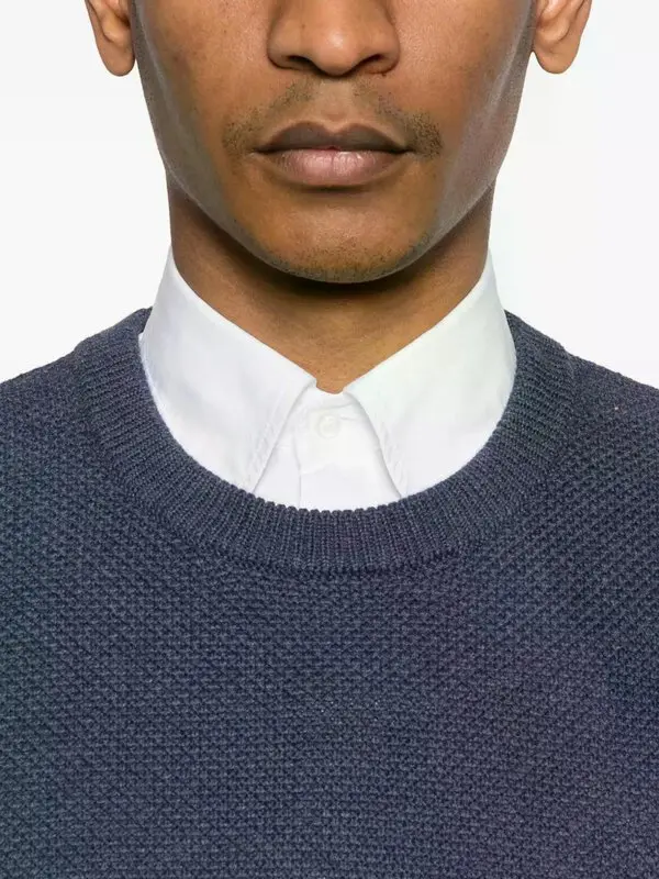 Rossignol Striped Crew-neck Sweater - Blue