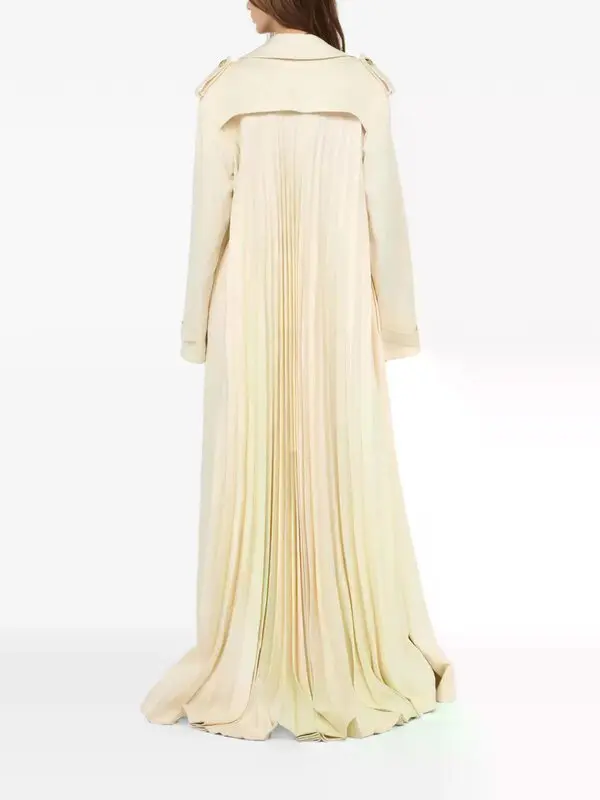 Roberto Cavalli Pleated Belted Trench Coat