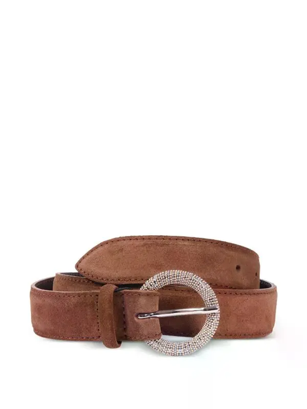 ORTIGNI Leather Belt - Brown