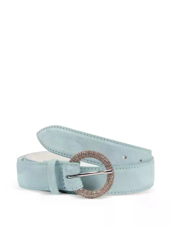 ORTIGNI Leather Belt - Blue