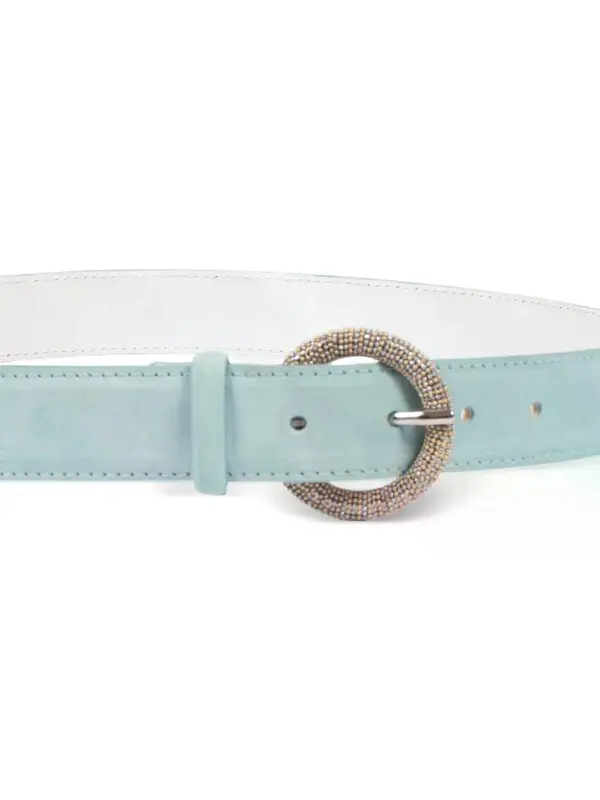 ORTIGNI Leather Belt - Blue