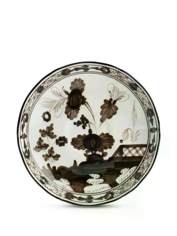 GINORI 1735 Antico Doccia Shape Coffee Plate - White
