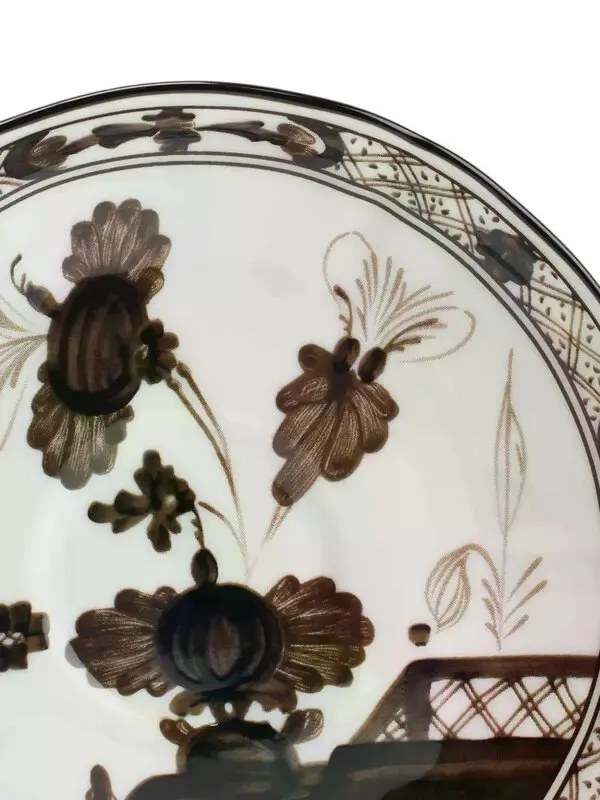 GINORI 1735 Antico Doccia Shape Coffee Plate - White