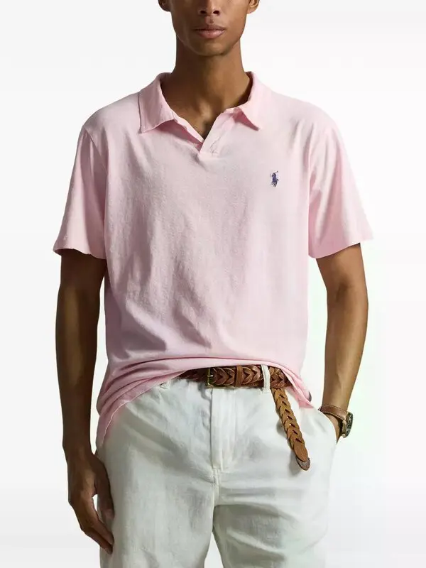 Polo Ralph Lauren Logo-embroidered T-shirt - Pink
