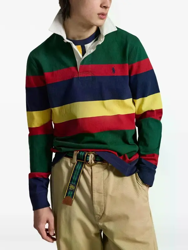 Polo Ralph Lauren Striped Polo Shirt - Green