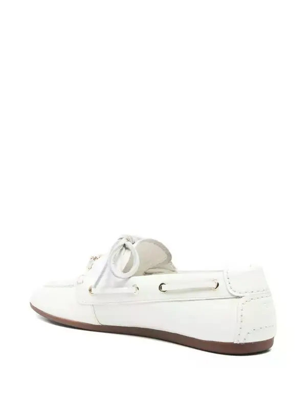 Maje Boat Shoes - White