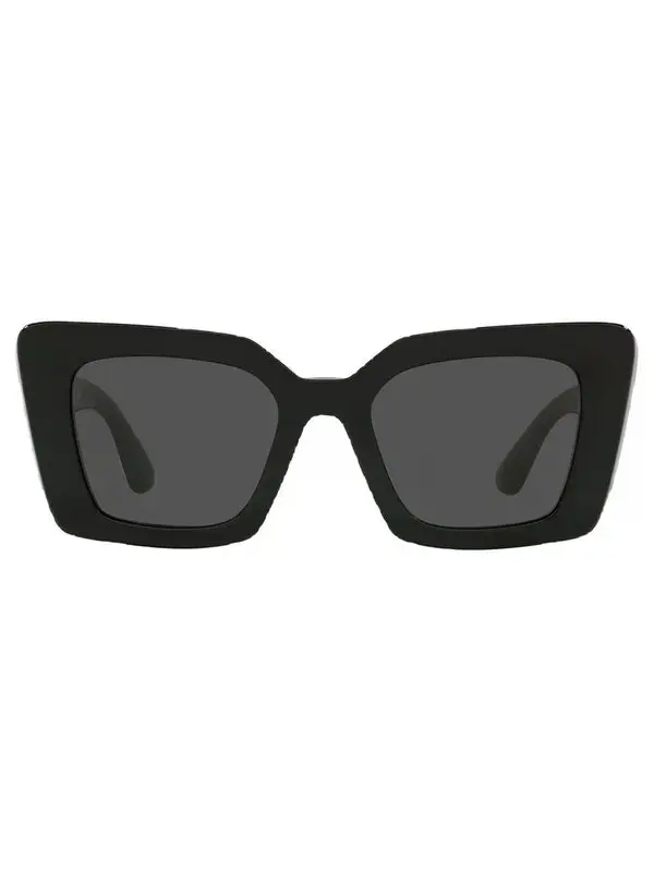 Burberry Daisy Square-frame Sunglasses - Black