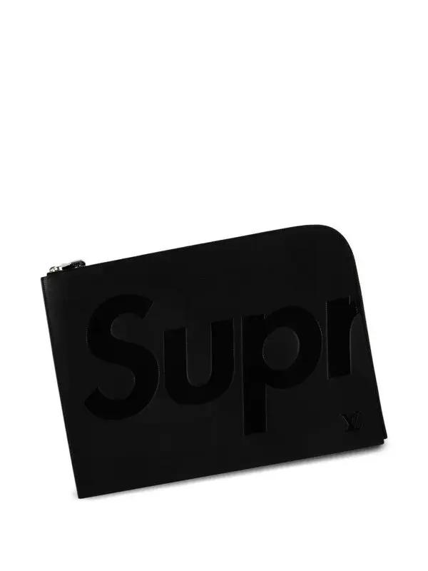Supreme X Louis Vuitton Gm Jour Clutch - Black