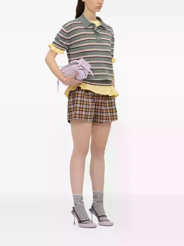 MSGM Striped Polo Shirt
