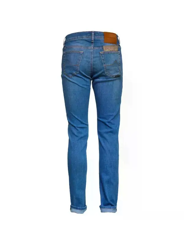 Jacob Cohen Five-pocket Jeans With Logo Detail