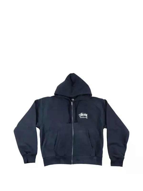 StÜssy Zipped Hoodie - Blue