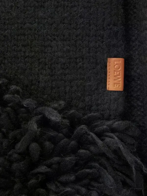 Loewe Logo-patch Scarf