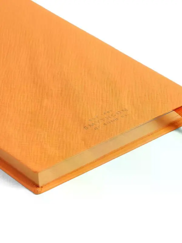 Smythson Happiness Chelsea Notebook - Orange