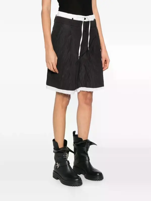 Masnada Layered Drawstring Shorts