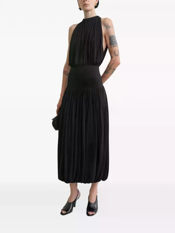 TOTEME Gathered Dress - Black