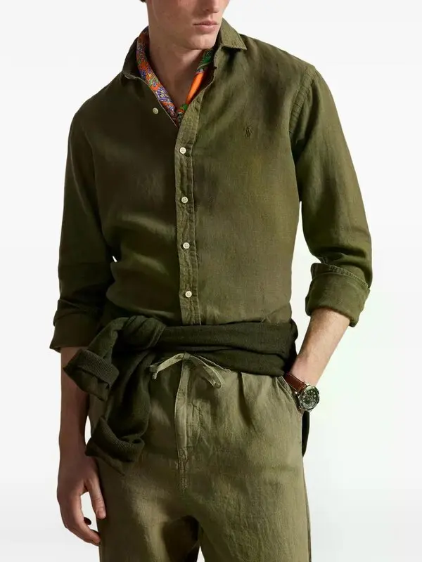 Polo Ralph Lauren Linen Shirt - Green