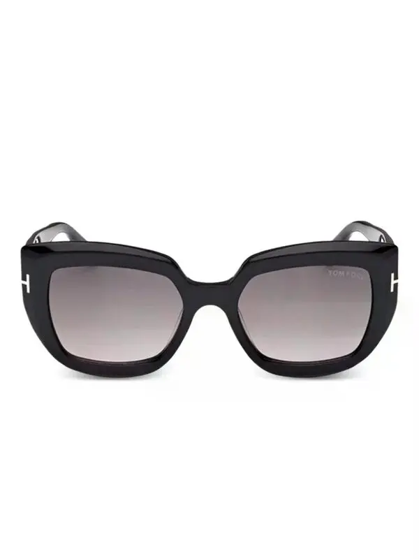 TOM FORD Round-frame Gradient Sunglasses - Black