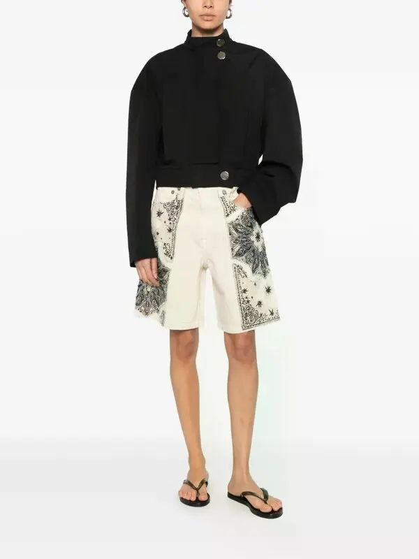 R13 Relaxed Denim Shorts