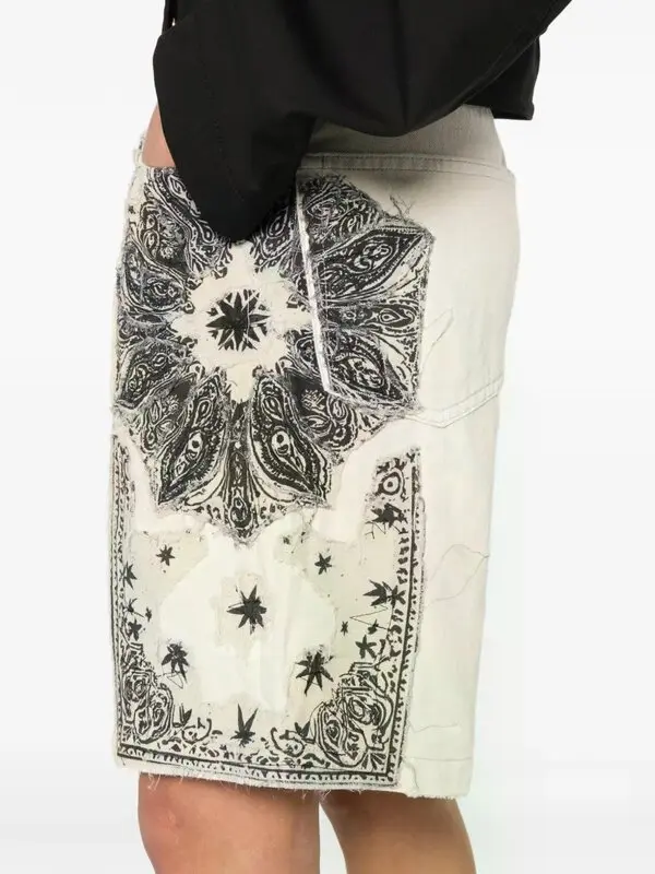 R13 Relaxed Denim Shorts