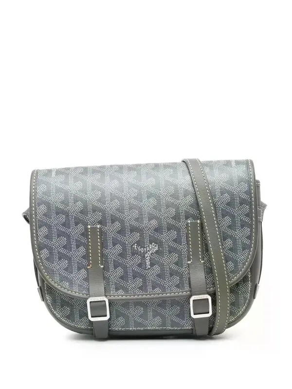 Goyard 2016 Goyardine Belvedere Pm Crossbody Bag - Grey