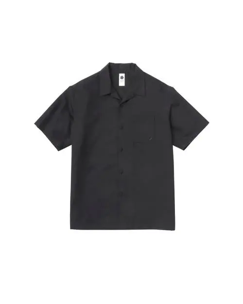 VOWELS Mohair Poplin Shirt - Black