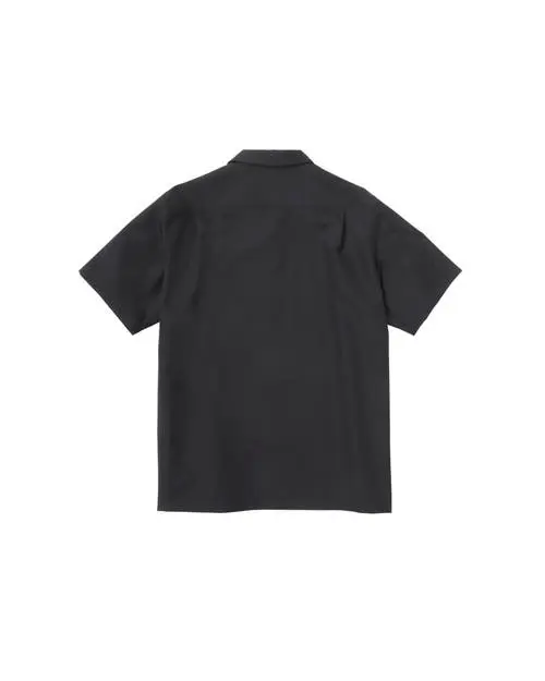 VOWELS Mohair Poplin Shirt - Black