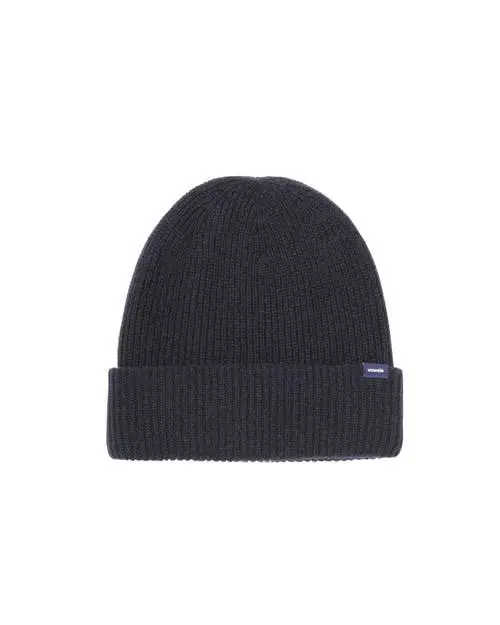 VOWELS Cotton Cashmere Beanie - Navy