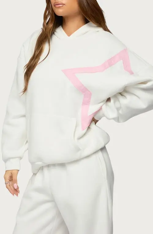 EDIKTED Oversized Hoodie - White