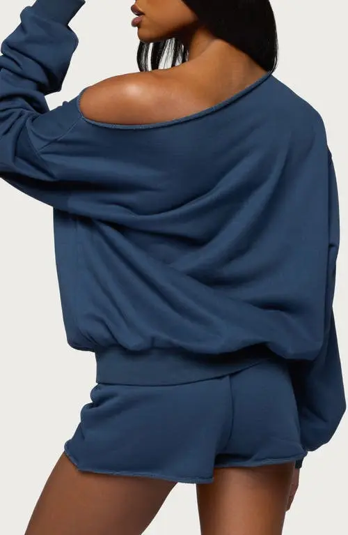 EDIKTED One-shoulder Sweatshirt