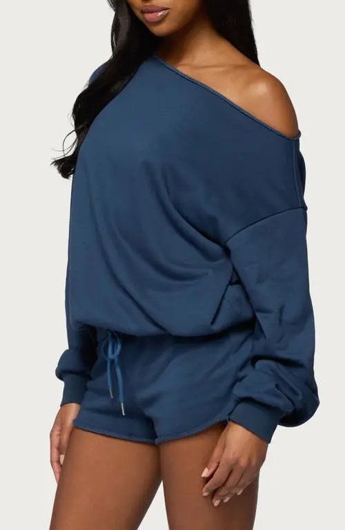 EDIKTED One-shoulder Sweatshirt