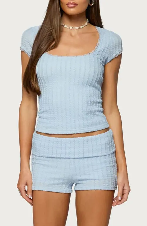 EDIKTED Iyara Knit Crop Top