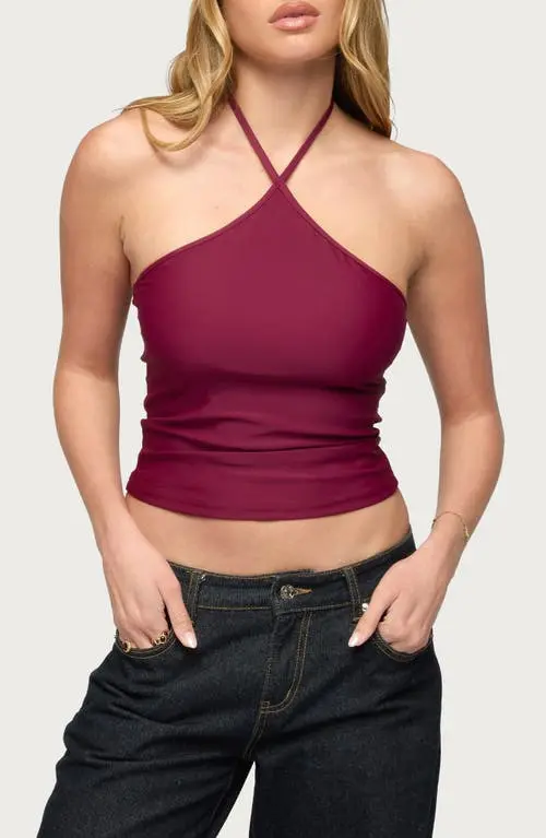EDIKTED Alaynah Halter Top