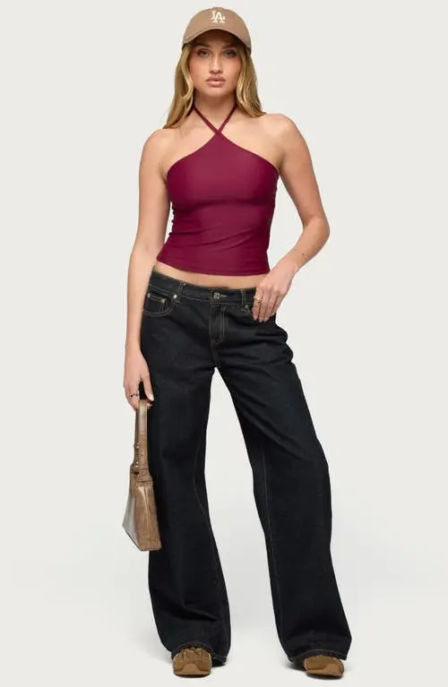 EDIKTED Alaynah Halter Top