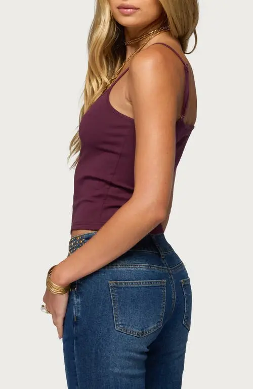 EDIKTED Stretch Cotton Tank