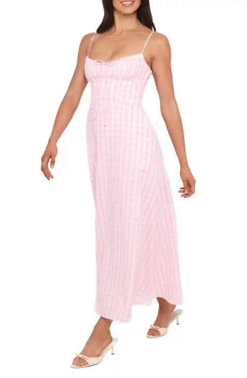 PETAL & PUP Tilbury Gingham Maxi Dress