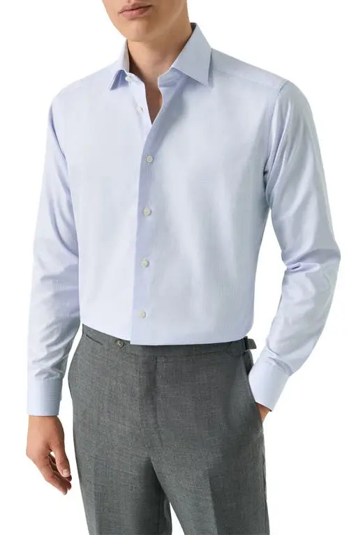 Eton Slim Fit Signature Twill Houndstooth Button-up Shirt
