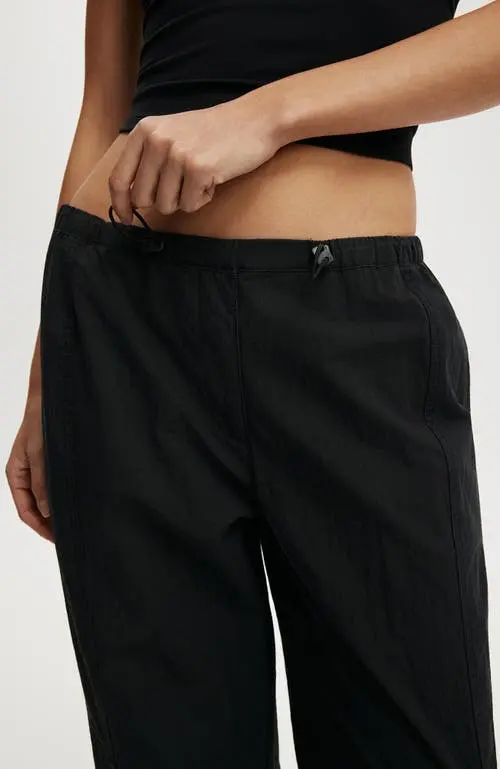 Cotton:on Woven Utility Pant - Black