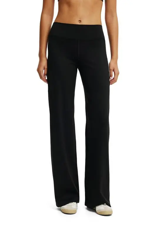 Cotton:on Active Studio Wide Leg Pant - Black