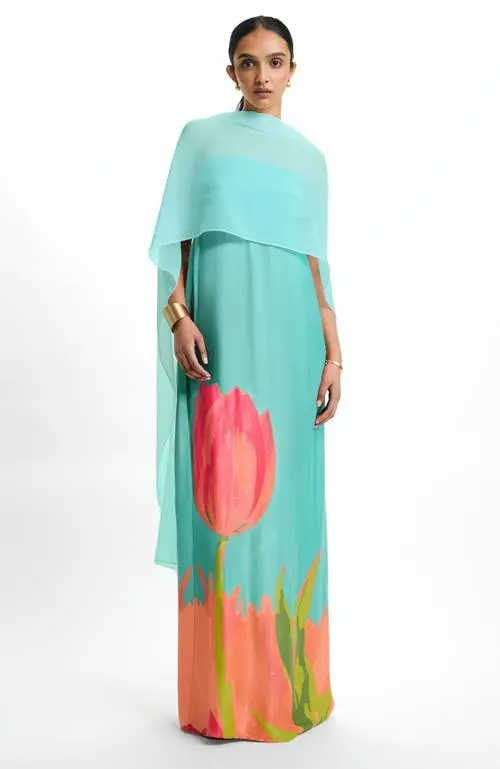 DIARRABLU Tubi Twa Strapless Tube Dress With Chiffon Cover-up - Tulip Mint